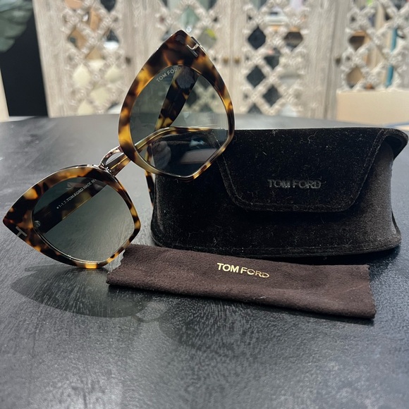 Tom Ford | Accessories | Nwottom Fordsamantha 55mm Sunglasseshavana ...